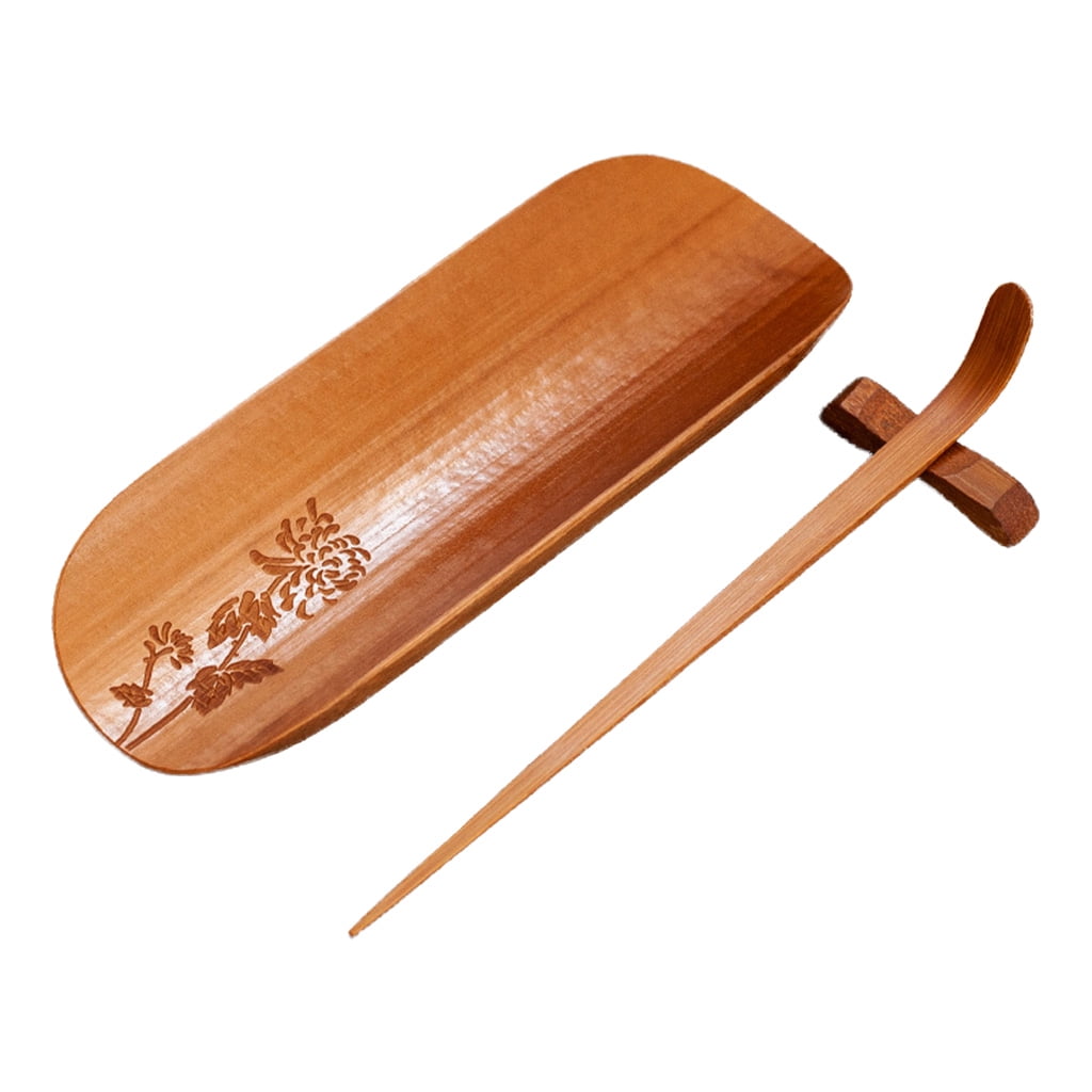 Necvior Elegant Tea Scoop Tea Scraper Tea Rack Set Using at Home Tea ...