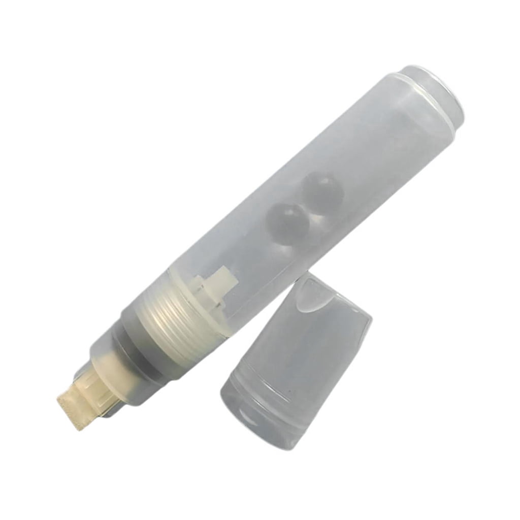Necvior Empty Paint Pens 10mm Flat or Round Tip Acrylics Empty Marker ...