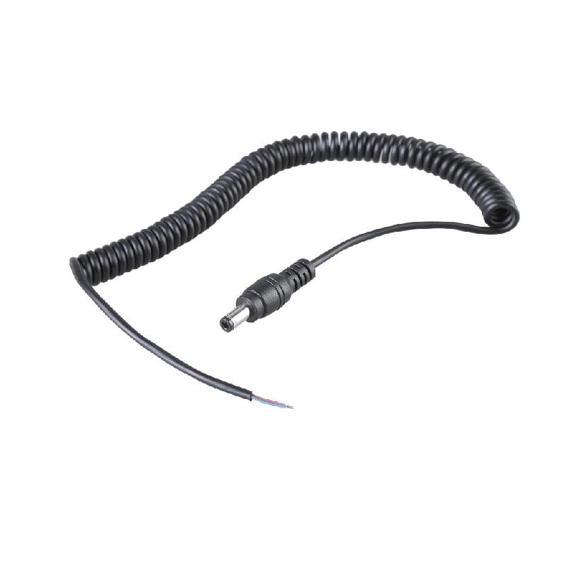 Necvior Extendable DC5.5x2.5mm to 2Pin Spring Coiled Cable Power Cord ...