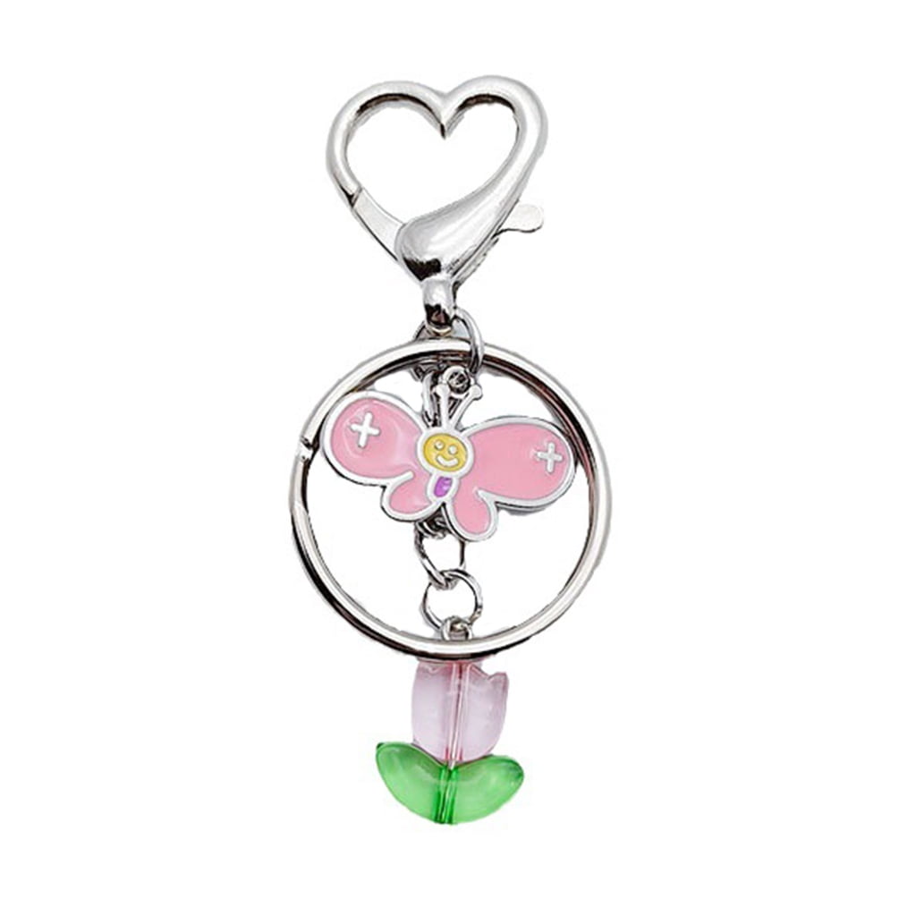 Necvior Eye-catching Keychain Jewelry Butterfly Keychains Party Gift ...