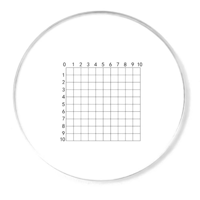 Necvior Eyepiece Calibration Ruler Slides Microscope Micrometer ...