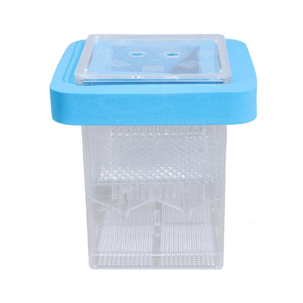 Necvior Fish Breeding Box Aquarium Hatchery Incubator Box Double Layer ...