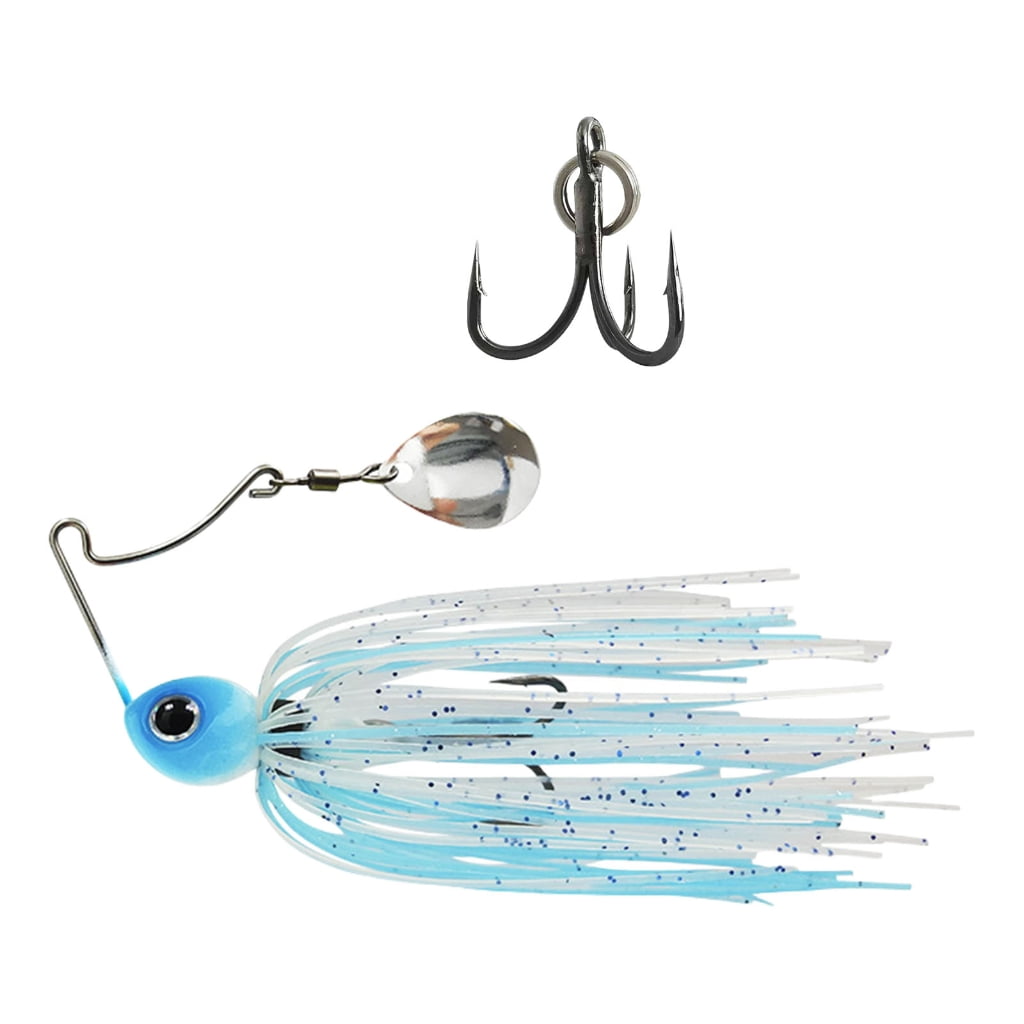 Necvior Fishing Lures Buzzbaits Jig Head Lures Fishing Baits for Trout ...