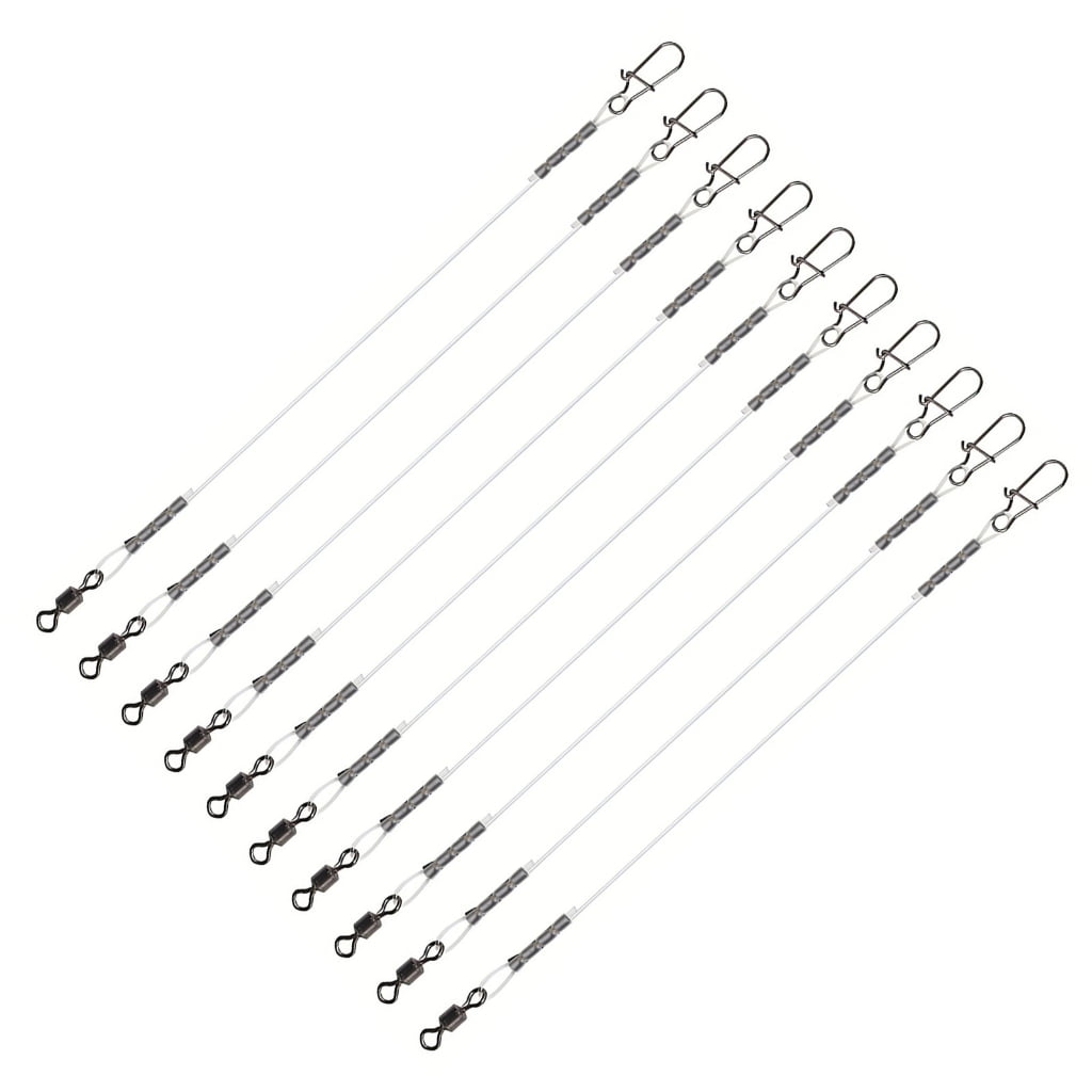 Necvior Fishing Wire Leader Antibite Leader Fishing Tackle Fish Hook ...