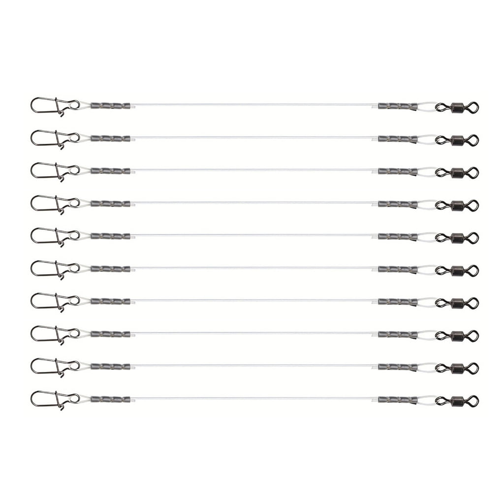 Necvior Fishing Wire Leader Antibite Leader Fishing Tackle Fish Hook ...