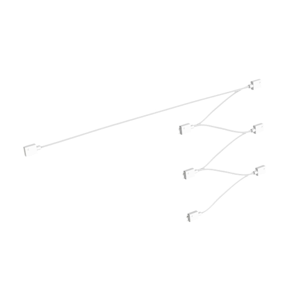 Necvior Flexible ARGB LED Fan Connectors 3PIN Sync Extension Wire for ...