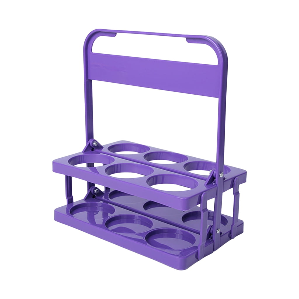 Necvior Foldable Beer Rack Portable Beer Rack Basket Durable Folding ...