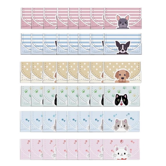 Necvior Foldable Greeting Card Letter Writting Paper 6.4x8.4Inch Lined ...
