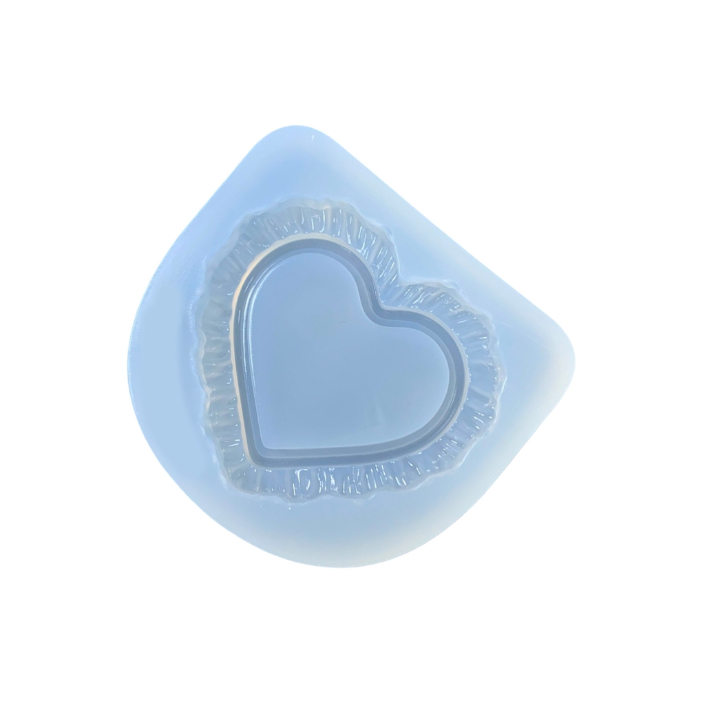 Necvior Food Grade Silicone Heart Shape Mold For DIY Jewelry Keychain ...