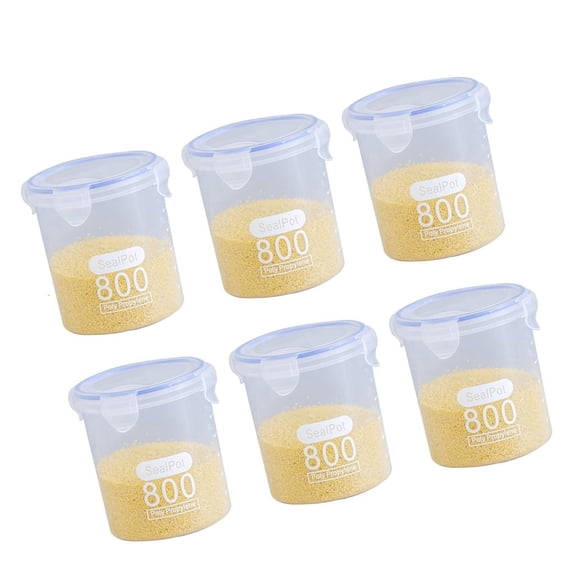 Necvior Food Storage Containers For Snacks Cereal Organizing Sealed ...
