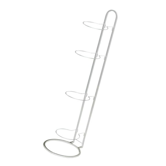 Necvior Football Storage Organizers 4 Tiered Metal Cube Rack Display ...