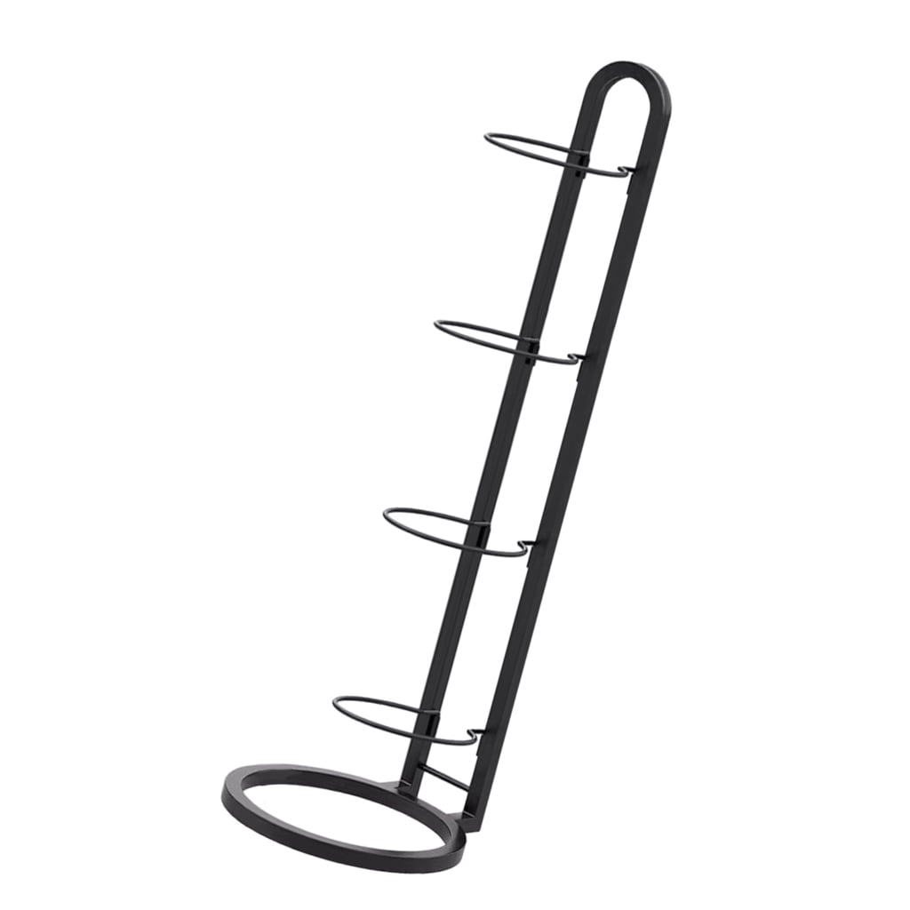 Necvior Football Storage Organizers 4 Tiered Metal Cube Rack Display ...