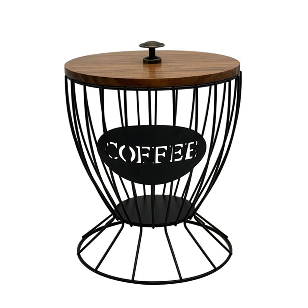Necvior Functional Coffee Storage Rack Portable Storage Organizers ...