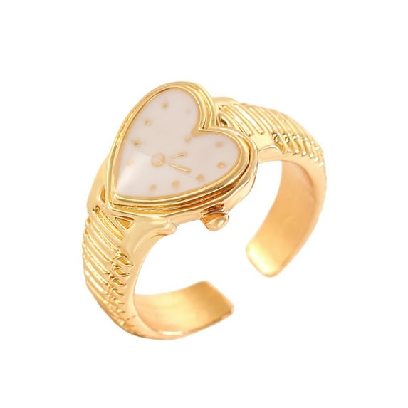 Necvior Geometric Open Rings Hand Jewelry Fashion Rings Heart Shape ...