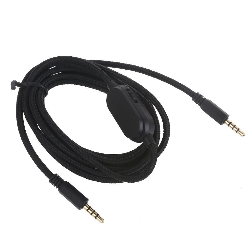 Necvior Gold plated Connector Headphone Nylon Wire Cord for AW310H ...