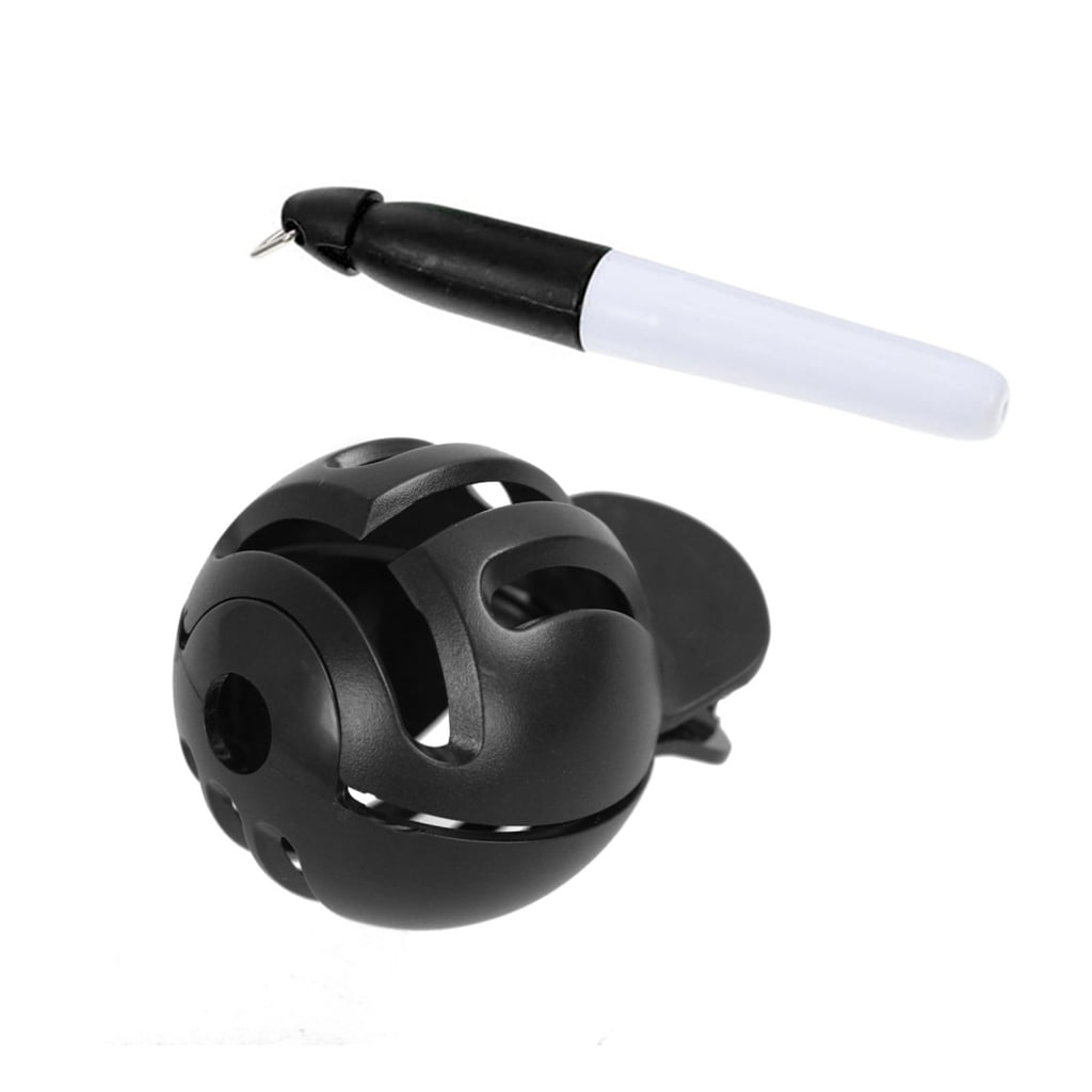 Necvior Golfballs Line Marking Alignment Tool With Pen Putting Position ...