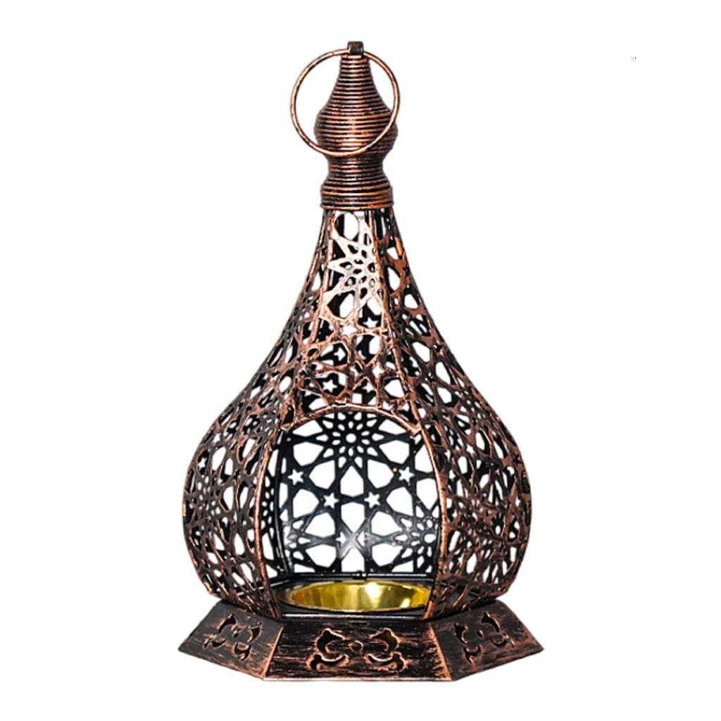 Necvior Gourd Shape Candle Stand Metallics Candle Holder for ...
