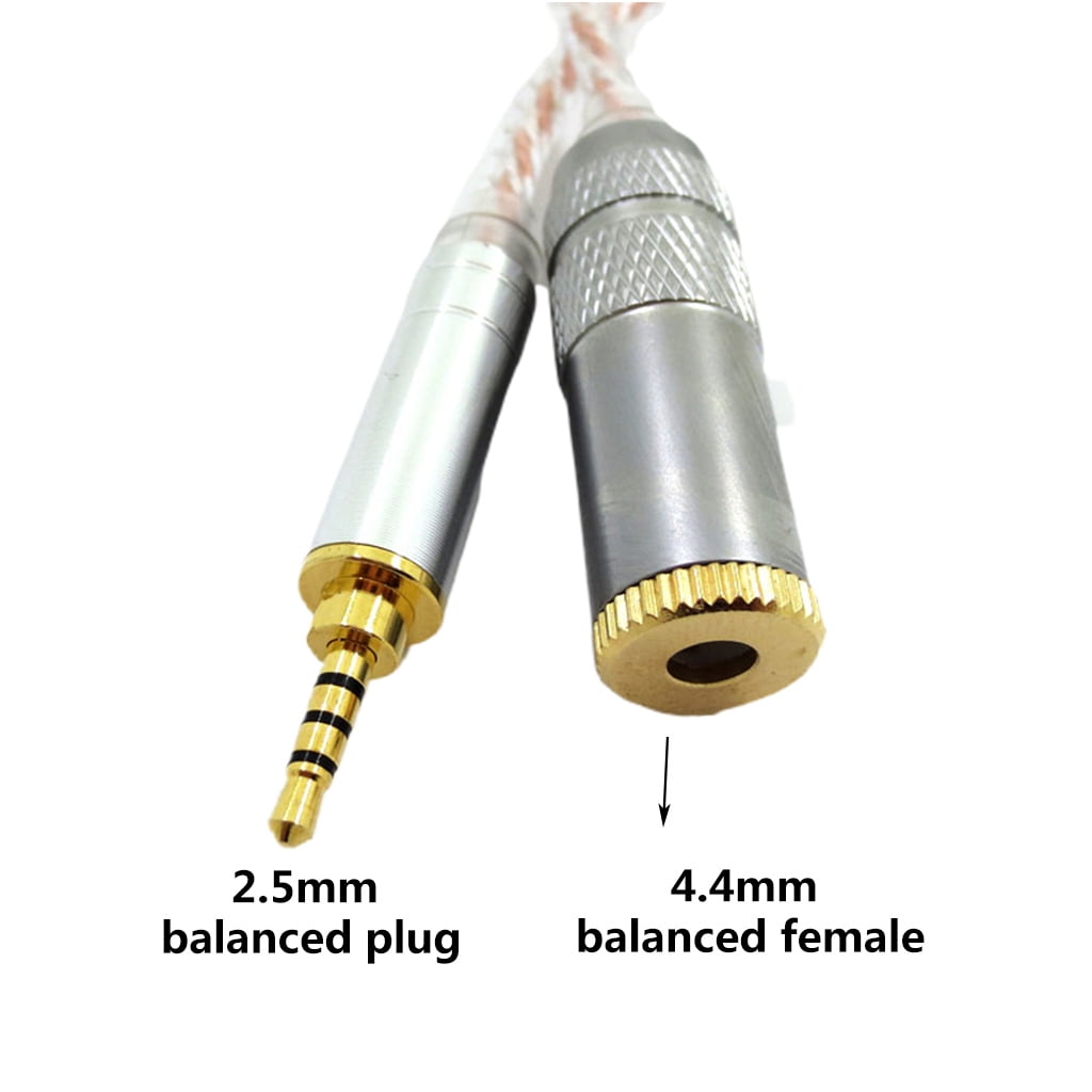 Necvior HIFI Balance Audio Cable Male 2.5mm to 3.5mm 4.4mm Female ...