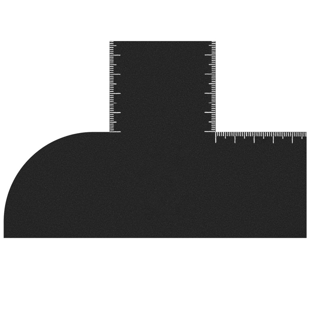 Necvior Hairlines Shaping Tool Beard Shaping Tool Hairlines Guide Card ...