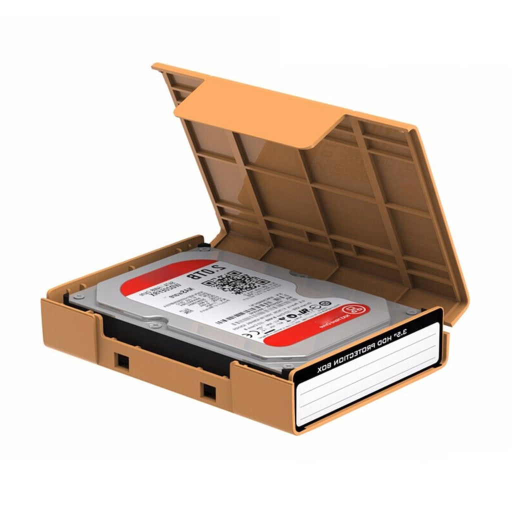 Necvior Hard Drive Carrying Case For 3.5Inch Hard Drive Inside Foam ...