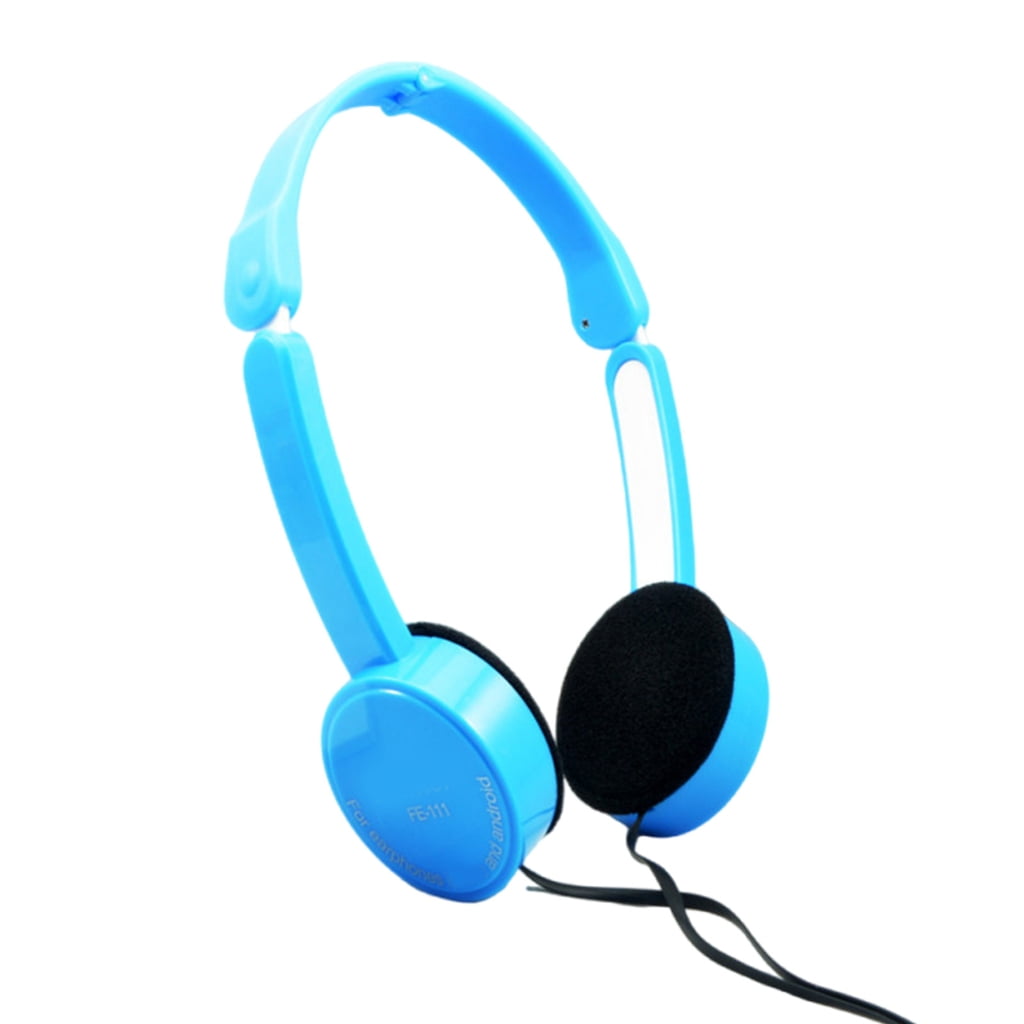 Necvior Headphone Kid Corded Over-Ear Foldable Headset with Cable 3.5mm ...