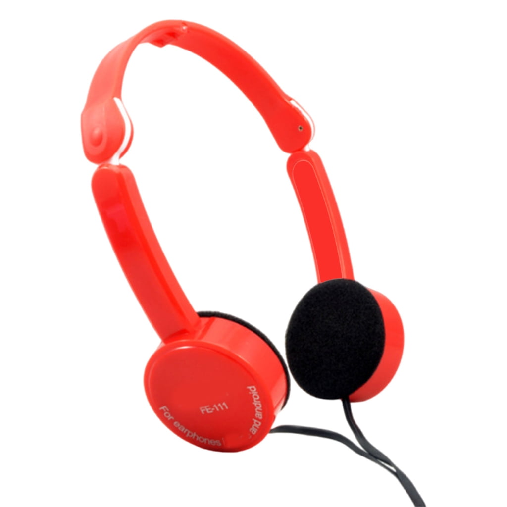 Necvior Headphone Kid Corded Over-Ear Foldable Headset with Cable 3.5mm ...