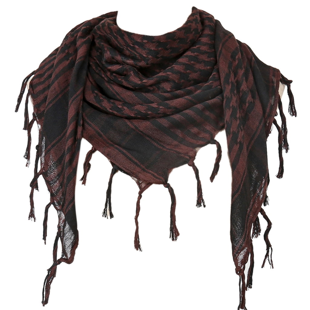 Necvior Headwrap Shemagh Scarf Desert Arab Keffiyeh Headscarf for ...
