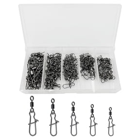 Colaxi 100x Fly Fishing Snap No Knot Snaps Fishing Hook Snap Connector ...