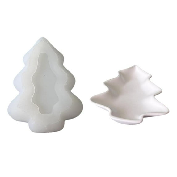 Necvior Holiday Themed Silicone Mold Christmas Tree Shape Multi Purpose ...