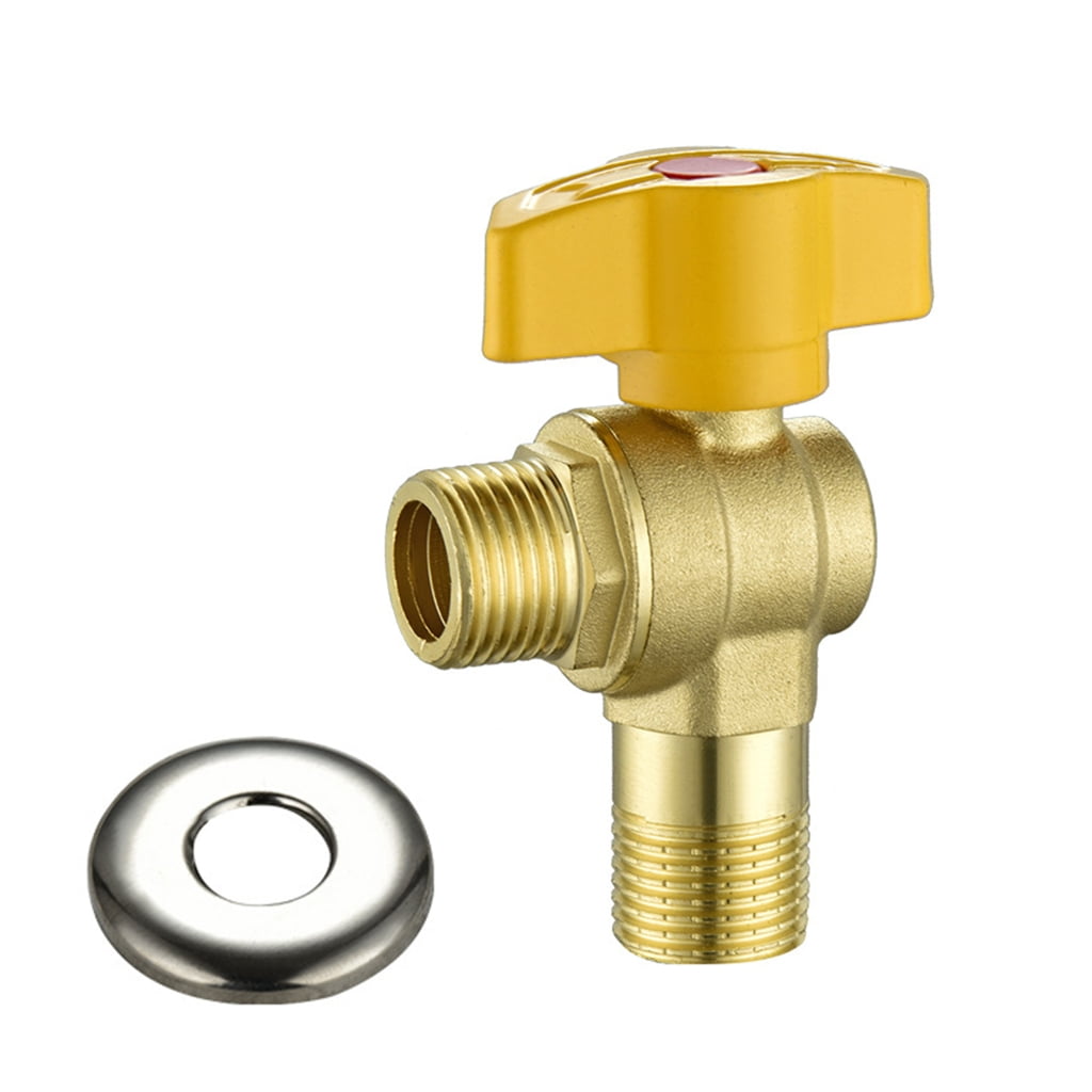Necvior Hot/Cold Water Shut Off Valves 1/2'' Turn Angle Stop Valves ...