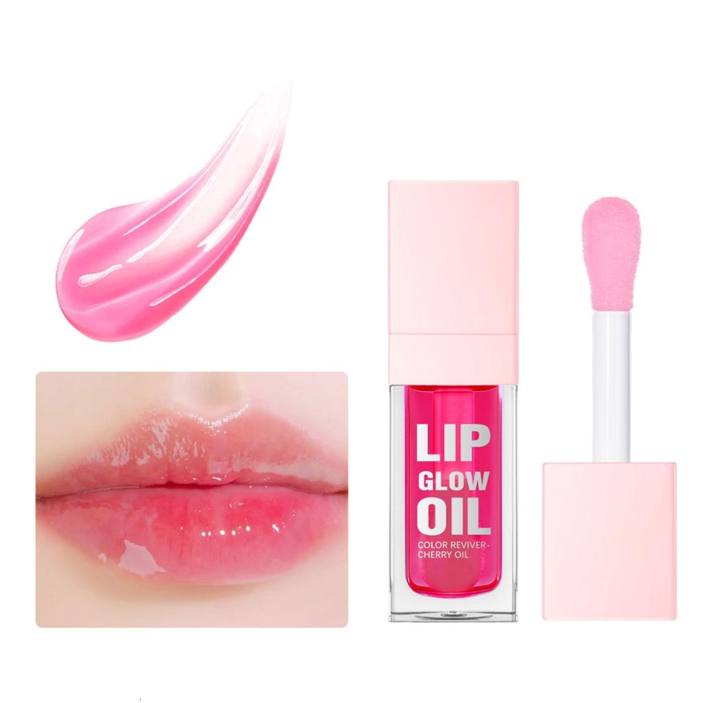 Necvior Hydrating Lip Gloss Oil For Women Girls Long Lasting Plump And ...