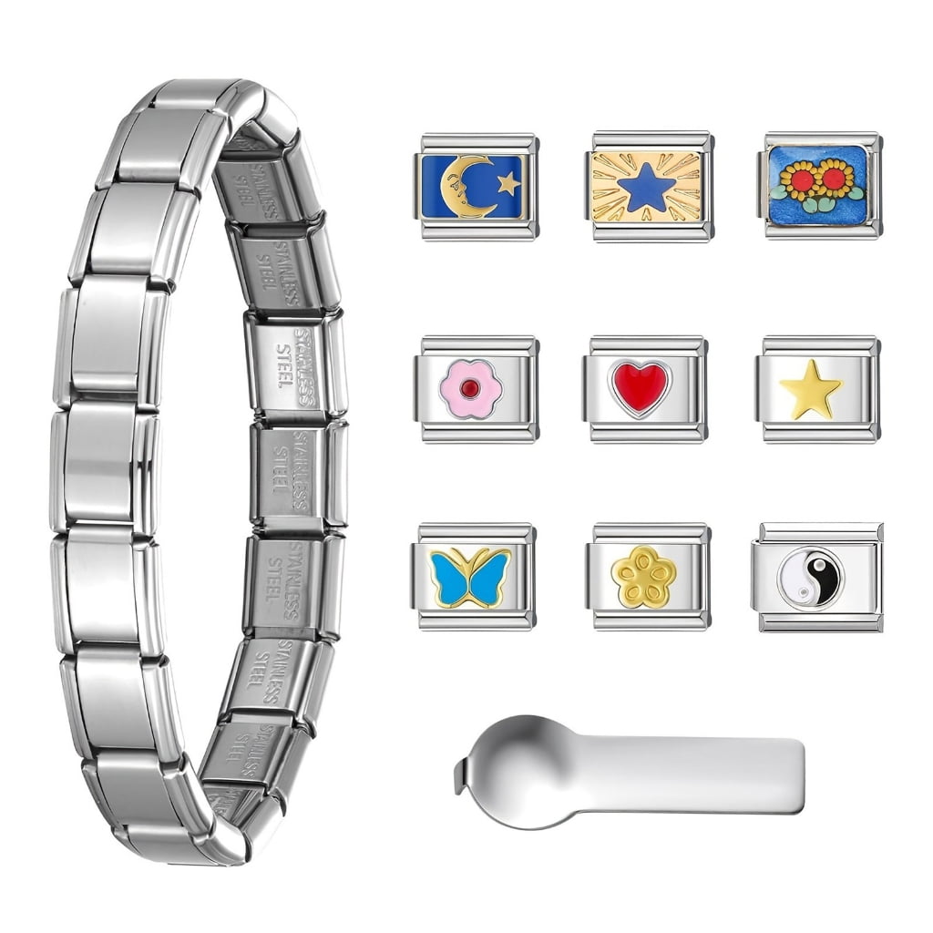 Necvior Italian Module Bracelet Link Connectors Jewelry Accessories ...