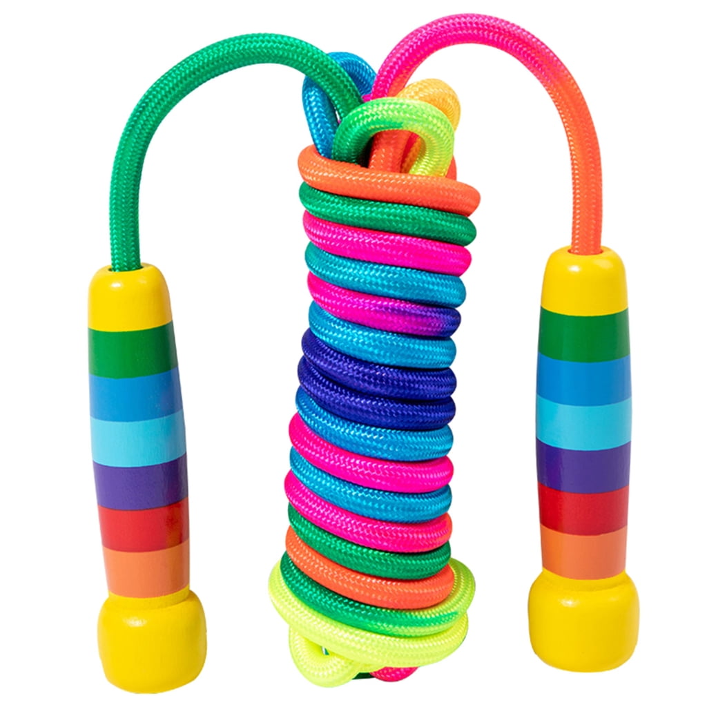 Necvior Jump Rope, Cotton Kid Jump Rope, Adjustable Length Skipping ...
