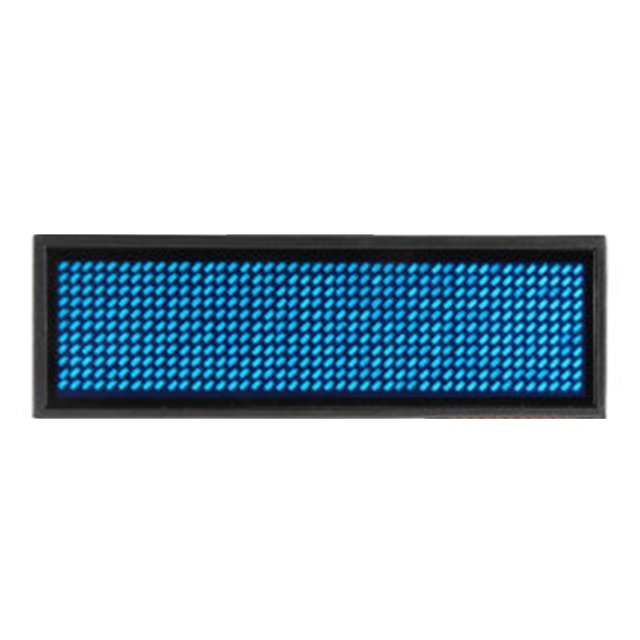 Necvior LED Digital Name Message Badge Sign Programmable Scrolling ...