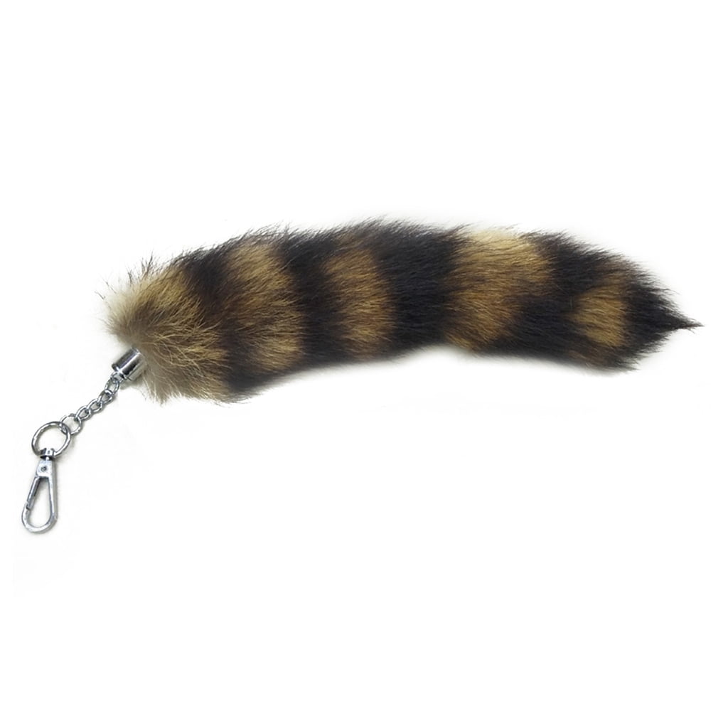 Necvior Large Tail Key-Ring Tail Key-Pendant Pompoms for Women Couple ...