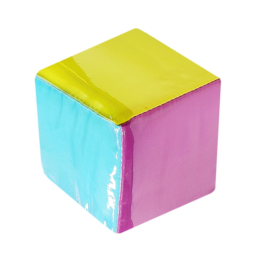 Necvior Learning Dices with 6 Sided Clear Pocket Photo Pocket Stacking ...