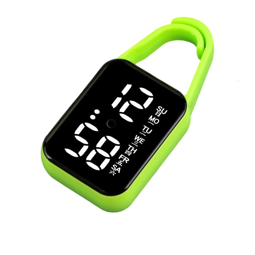 Necvior Led Electronic Hanging Watch Night Light Touch Digital Watch ...