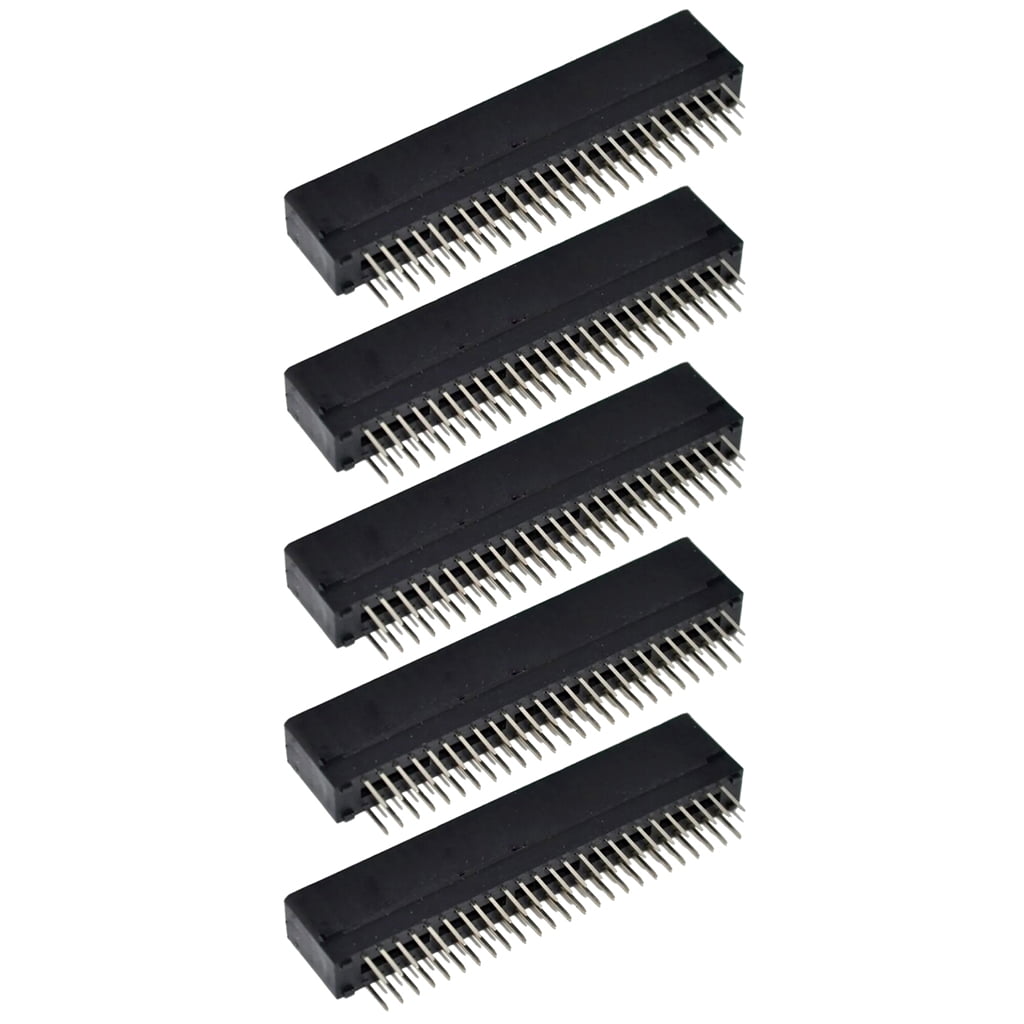 Necvior Lightweight 2.54mm Earless Black Clone Host 50-pin Connector ...