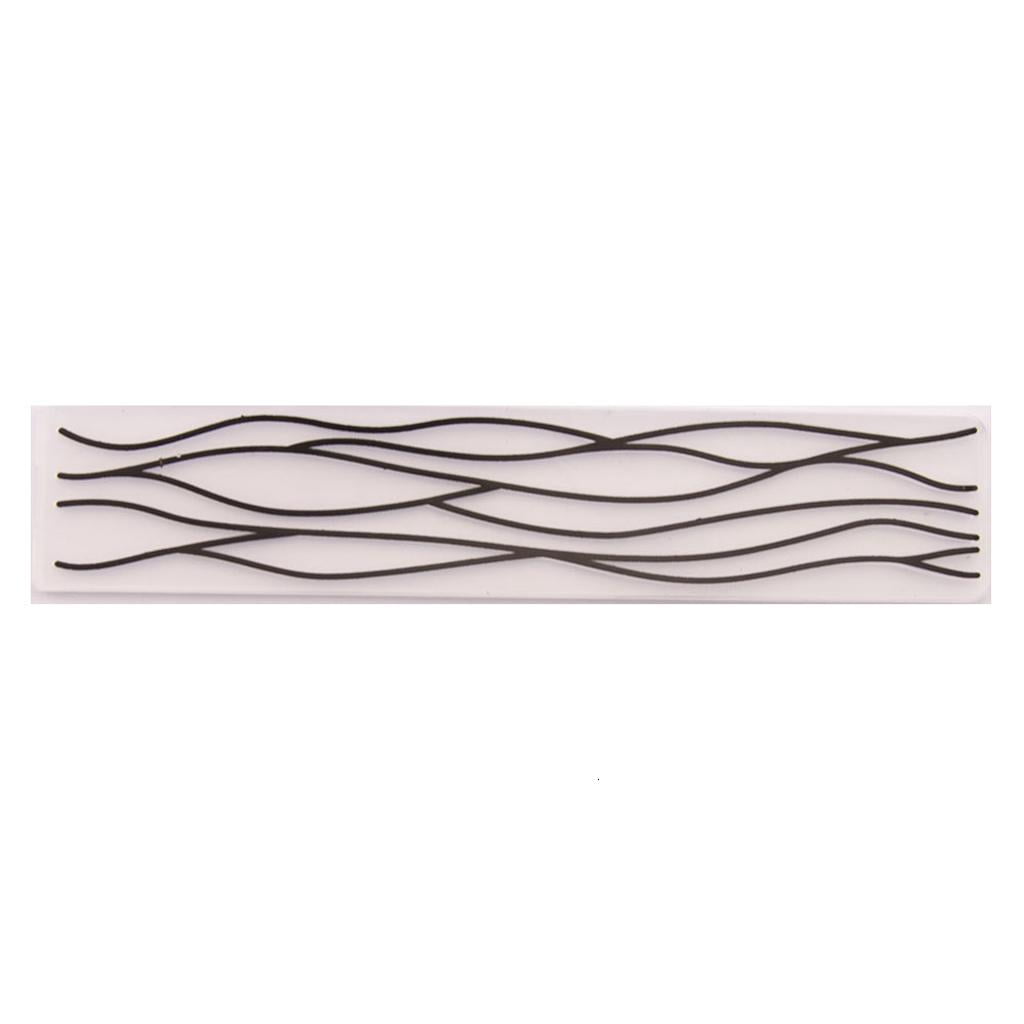 Necvior Line Plastic Embossing Folder Stencil Template DIY Scrapbook ...