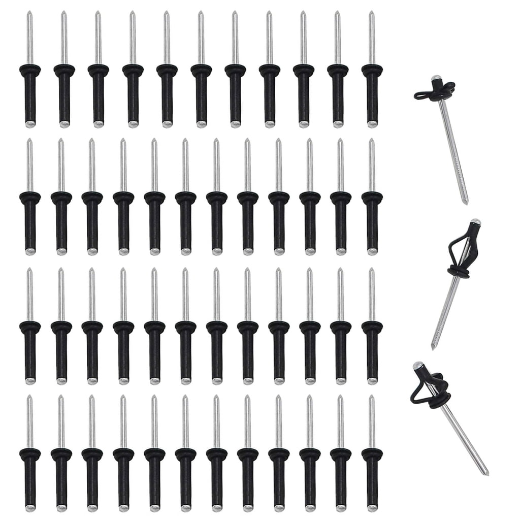 Necvior Long Grip Tri-Grip Rivets Blind Rivets Tri-Fold Bulb Mounting ...