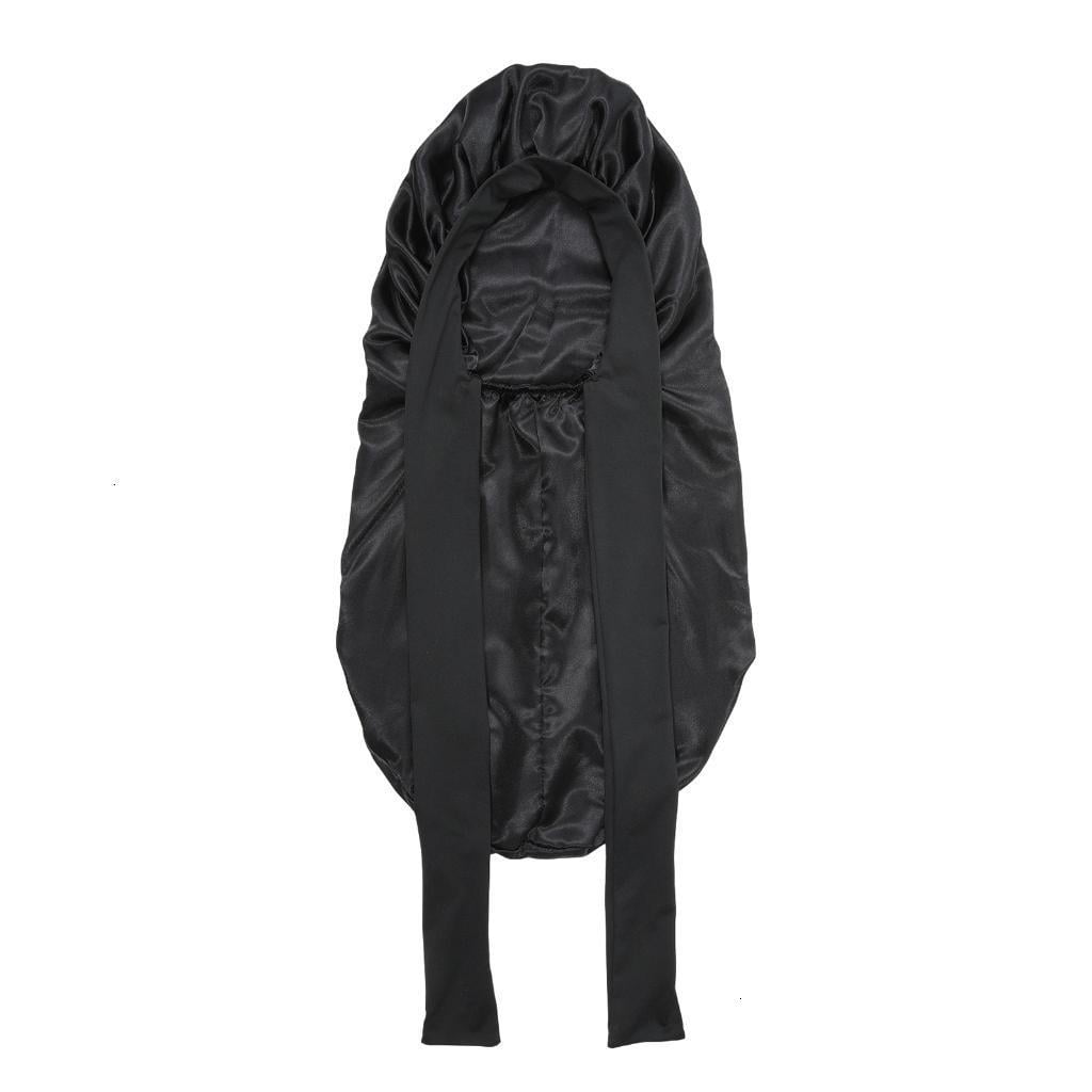 Necvior Long Satins Bonnet Women Stretchy Sleep Cap Long Braids Bonnet ...