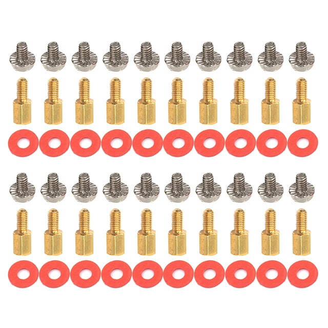 Necvior M3 Computer Golden Motherboard Riser Screws Washers Set ...