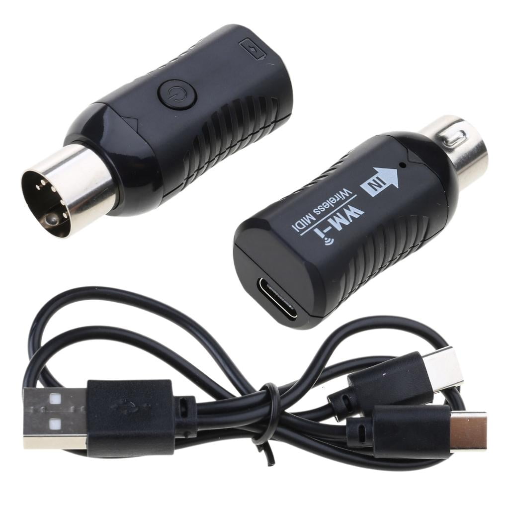 Necvior MIDI Guitar System Receiver Transmitter for Digital Piano ...