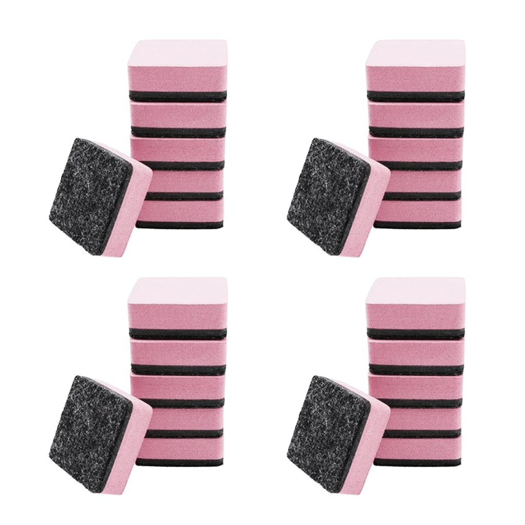 Necvior Magnetic Whiteboard Erasers Square Size and Convenient Colorful ...
