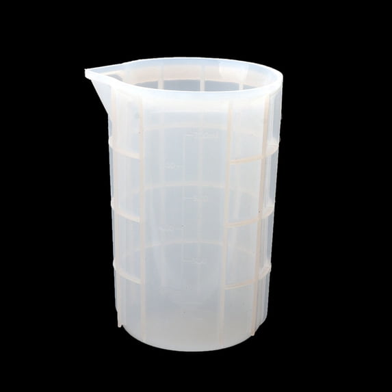 Necvior Measuring Cup Shape Silicone Mold Clear Mold for DIY Toys for ...