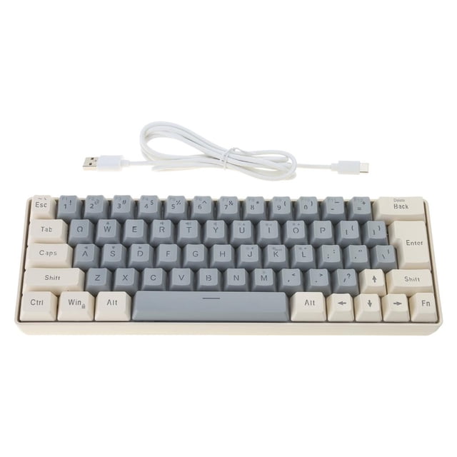 Necvior Mechanical Keyboard LED Backlits for Home Office Corded Gaming ...