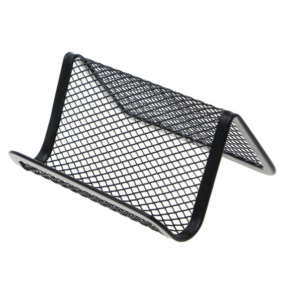 Necvior Metal Mesh Business Card Holder For Desk Office Business Card ...
