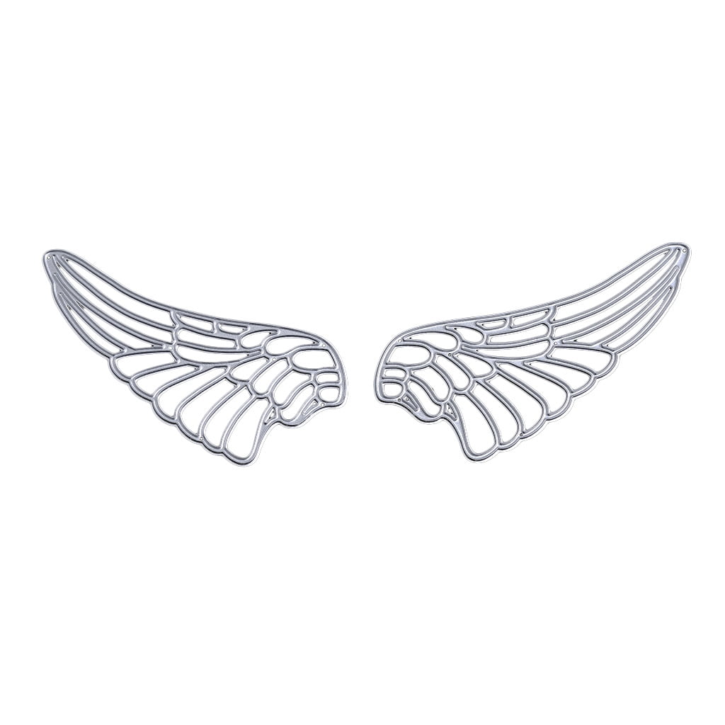 Necvior Metal Wing Cutting Dies Stencil Scrapbook Moulds DIY Album ...