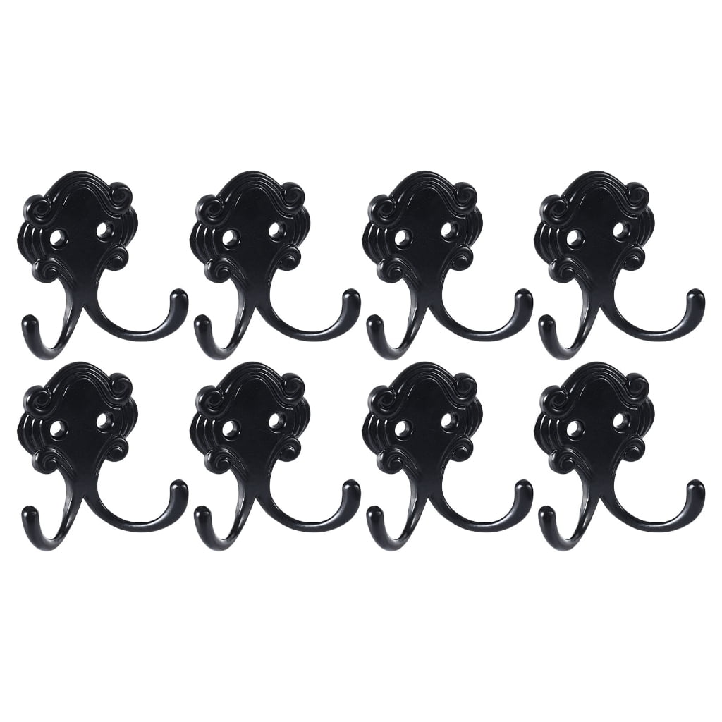 Necvior Multipurpos Coat Hook Space Saving Double Hook Designing Wall ...