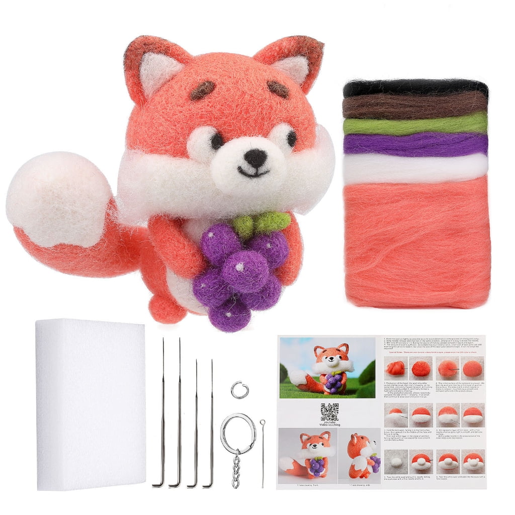 Necvior Needle Felting Supplies Kits with Tools, Needle Felting ...